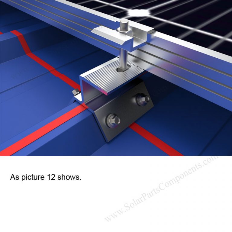 Solar metal roof mounting system manual, SPC-RF-CK05-HR