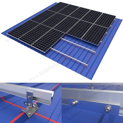 solar universal metal roof mounting system,SPC-RF-CK02A-HR