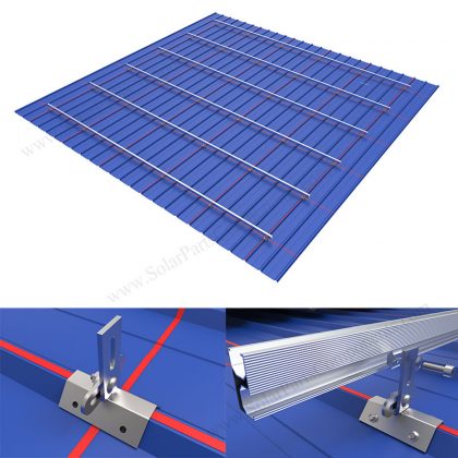 solar universal metal roof mounting system,SPC-RF-CK02A-HR