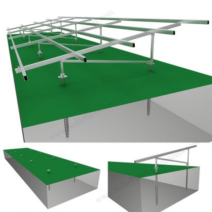 Solar panel ground mount kit for landscape array,SPC-GA-4H-N