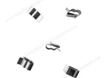 Two lines solar cable clips for solar panel mounting installation