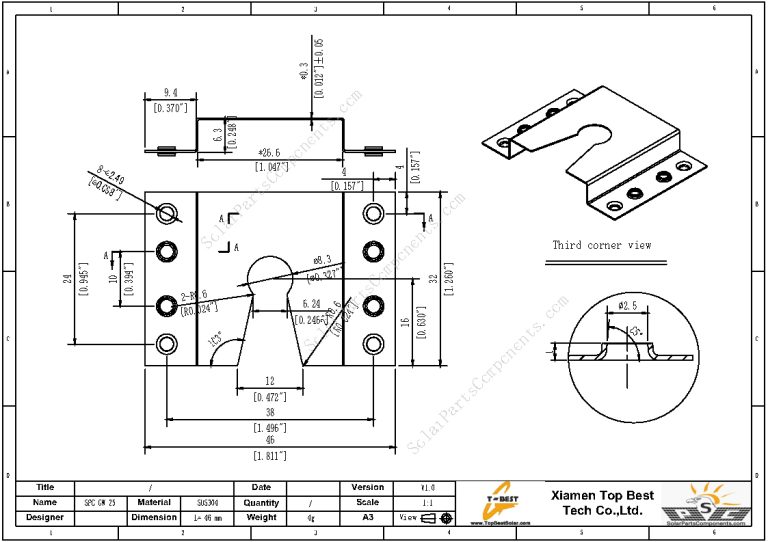 Solar Grounding Washer, stainless steel, SPC-GW-25
