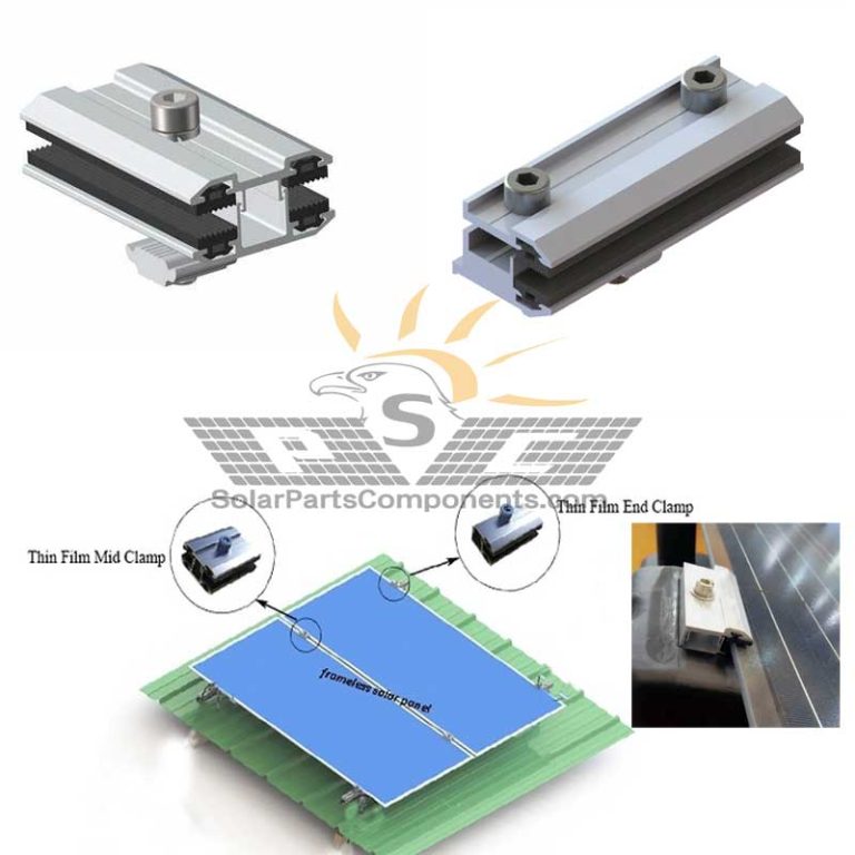 bifacial solar panel end clamps, SPC-FSPE-80-150MM