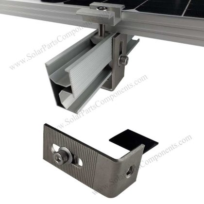 Solar Stainless Steel L Foot Bracket made of stainless steel