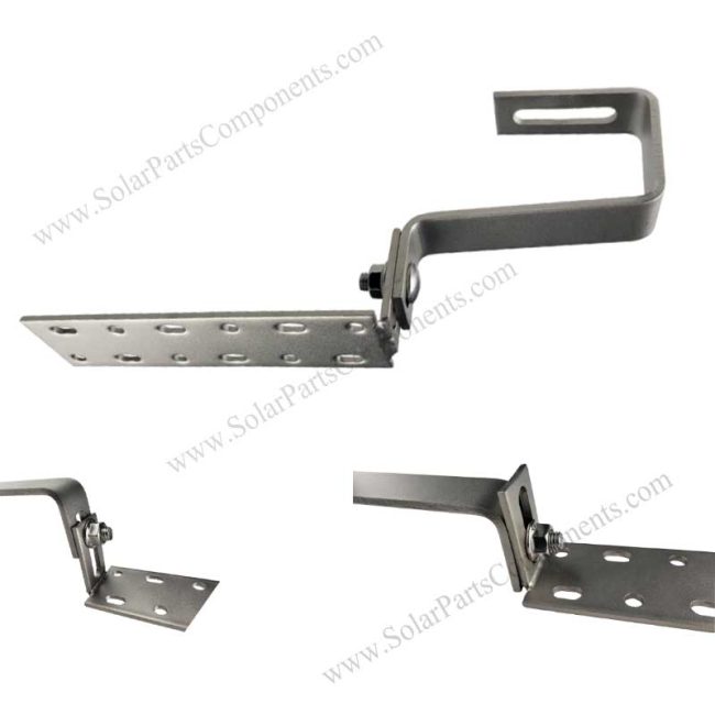 Flat Tile Hook For Solar Panel made of stainless steel