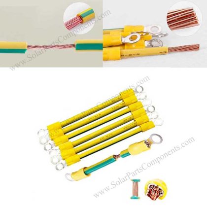 solar grounding wire copper core stable conductivity