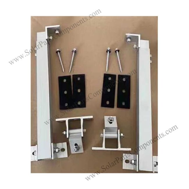 Solar Panel Mount Brackets with Adjustable Tilt Legs