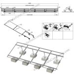 Solar Panel Mount Brackets with Tilt Legs factory direct