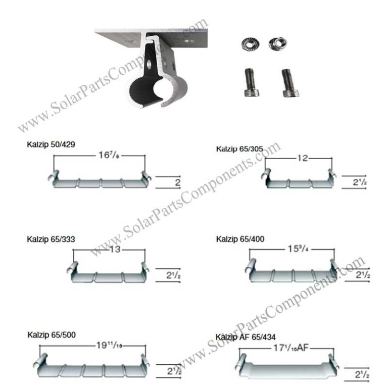 kalzip metal roof clamp factory direct