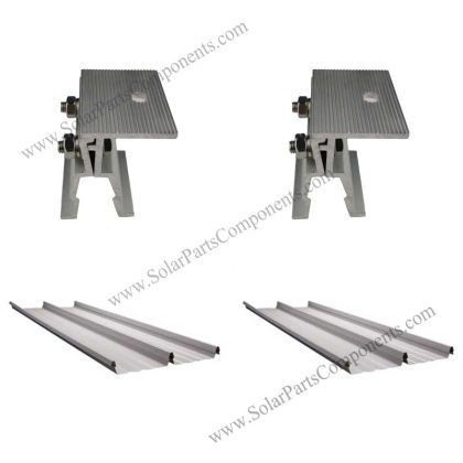 Solar roof brackets for rib roof AL6005-T5