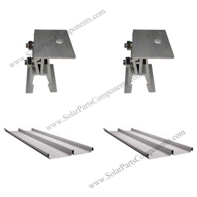 solar roof clamps for rib roofing sheet FACTORY