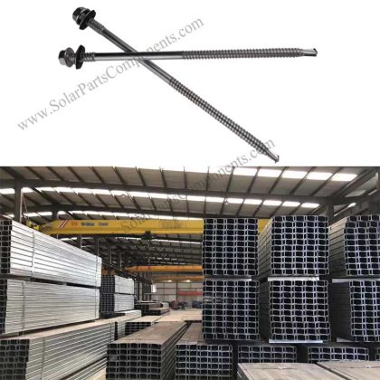 self-tapping screws for solar mounts M6×150MM