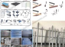 Solar Mounting Parts & Components for ground installation