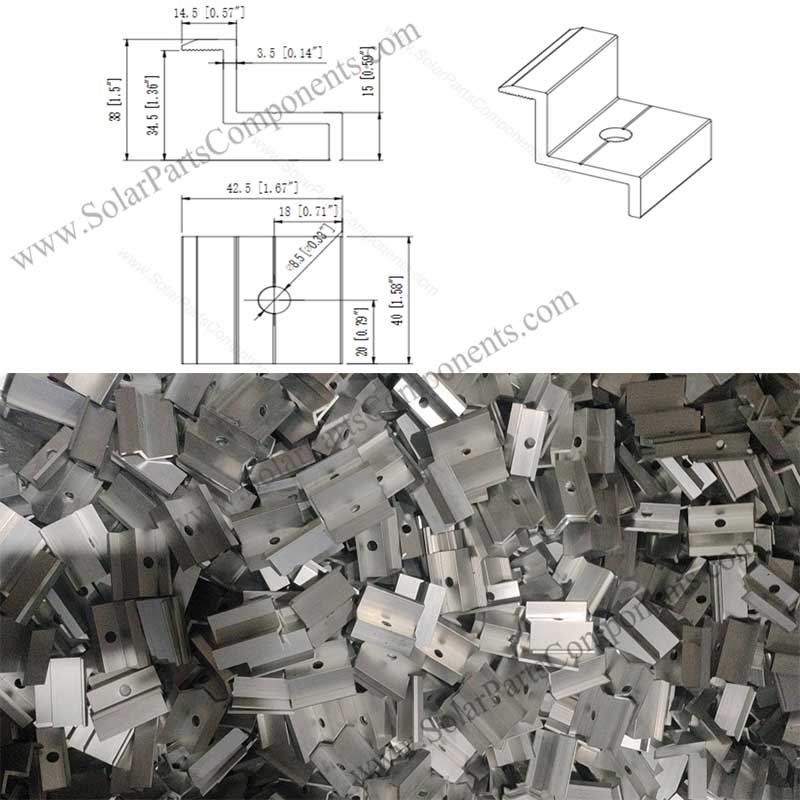30mm solar end clamp factory direct
