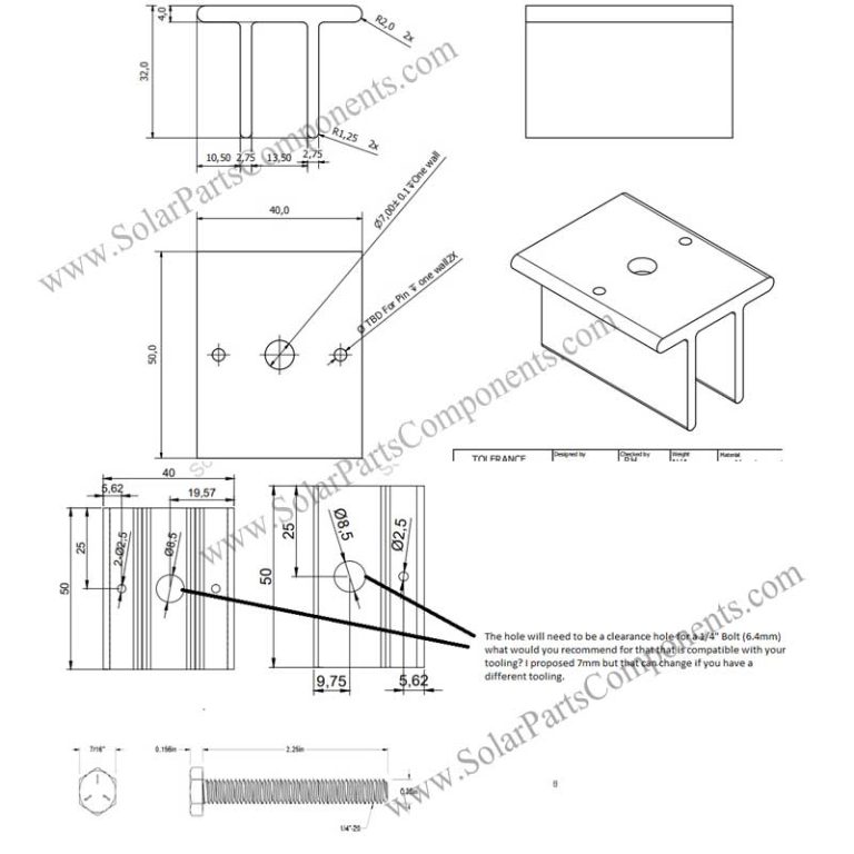 Solar Clamp with Grounding Pins cost-effective