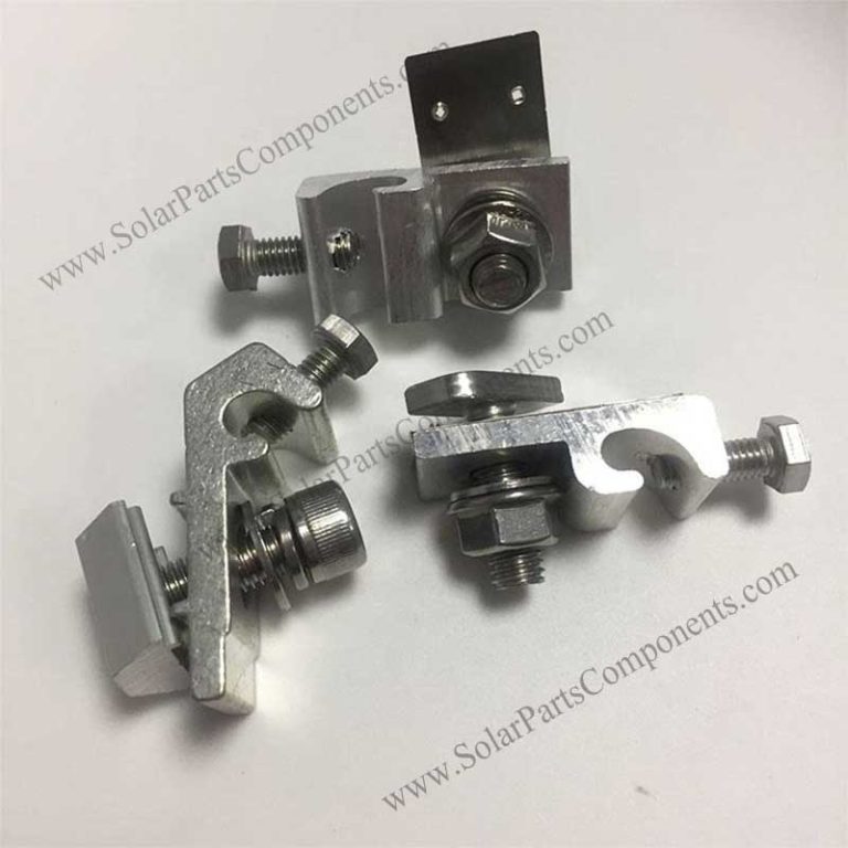 Solar PV earthing lug, aluminum alloy.