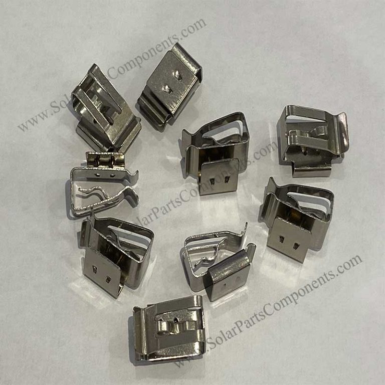 cable clamp for solar panels, SUS 304, Strong corrosion resistance.
