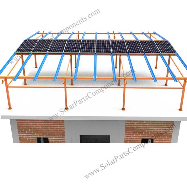 Residential BIPV Sun shed roof solar system