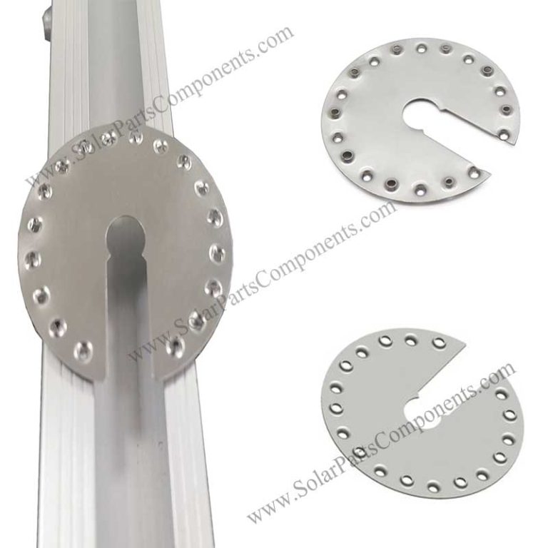 Round solar panel grounding clips, good electrical conductivity.