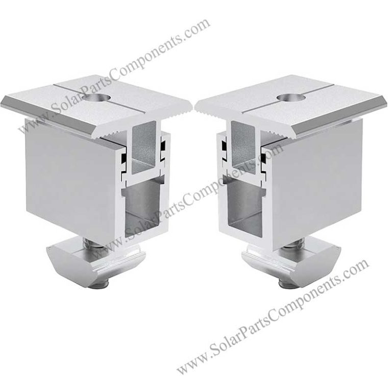 Solar mounting adjustable mid clamp with strong flexibility.