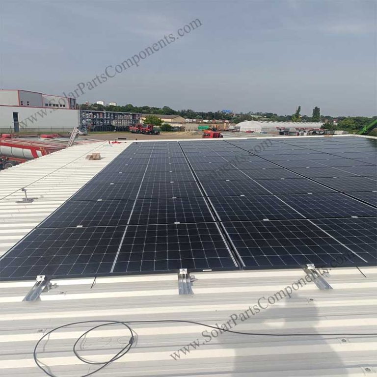 Trapezoidal sheet metal rail, AL6005-T5 material, high availability.