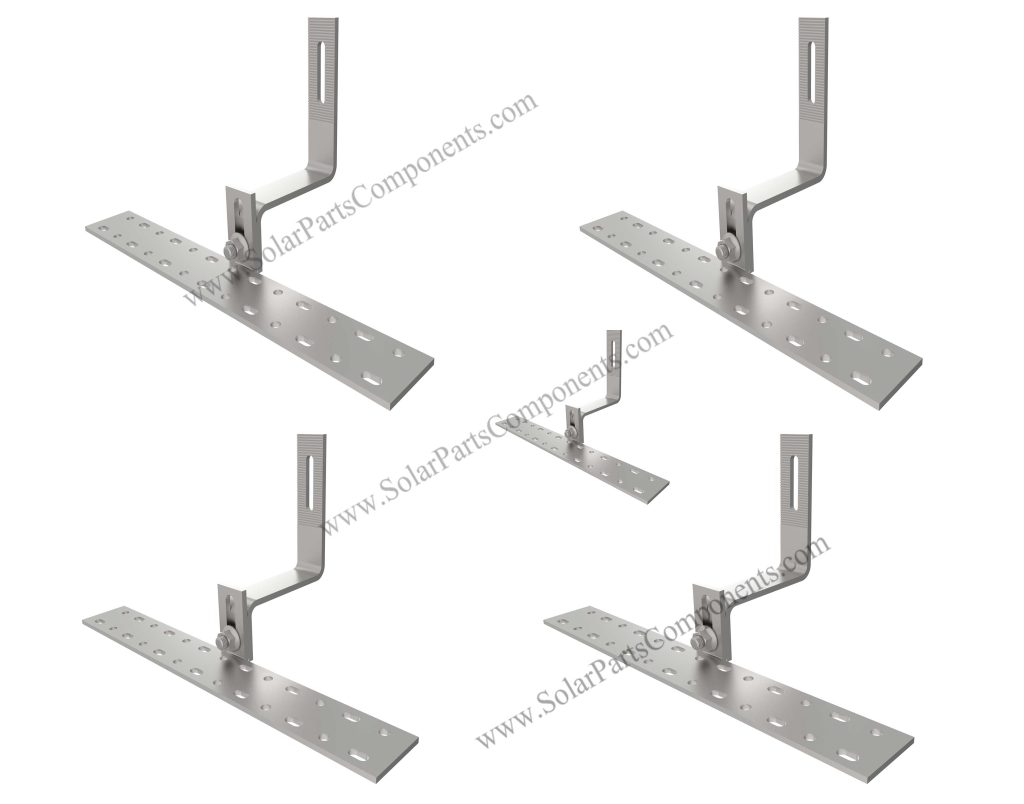Tile roof hooks for solar, usability and strong corrosion resistance.