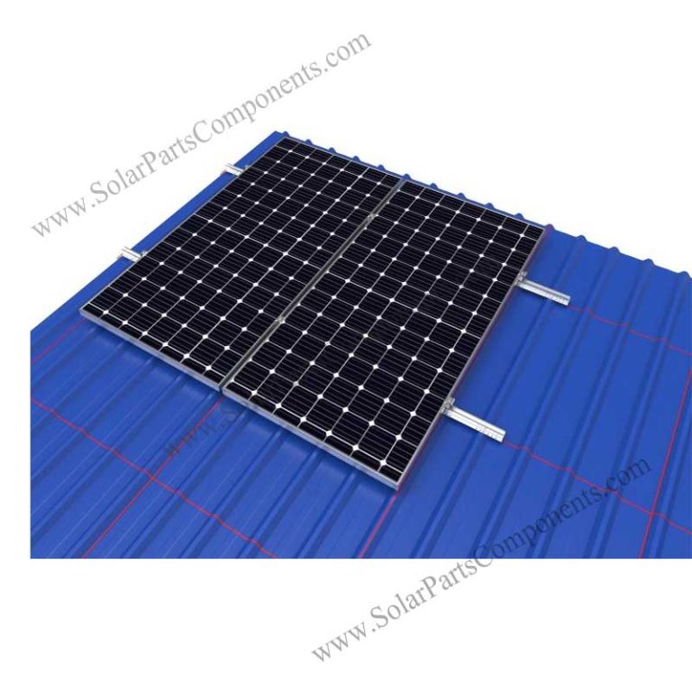 Trapezoidal sheet metal rail, AL6005-T5 material, high availability.