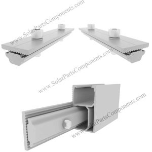 PV mounting rail splice kits with good anti-corrosion.