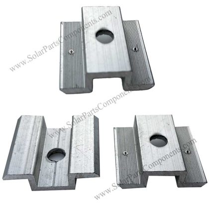 Solar panel mid clamps with earth, cable clipless.