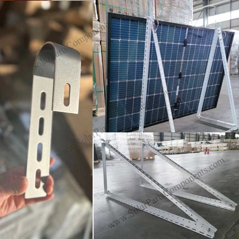 solar panel balcony mount, adjustable, aluminum alloy.