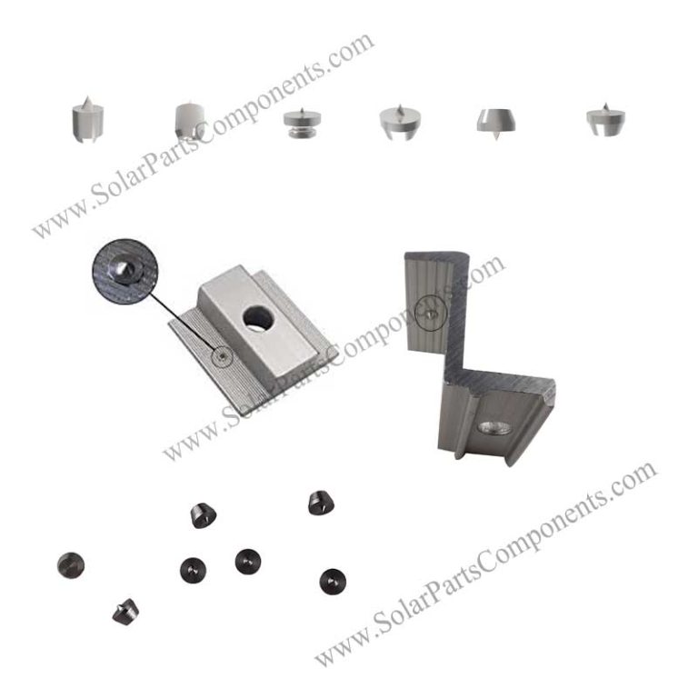 solar grounding pin, replacing solar grounding clip.