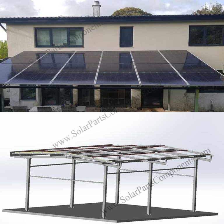 Solar pergola system
