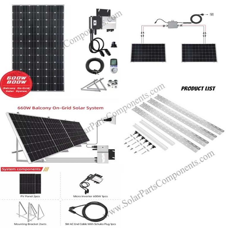 Complete Balcony solar system Kits