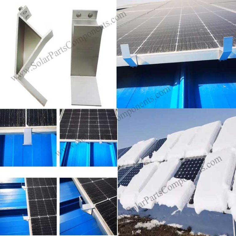 snow guard clamp for solar, capable of cutting snow.