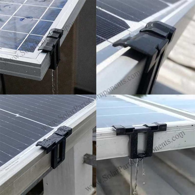 Solar Panel Water Drain Clips in PV industry