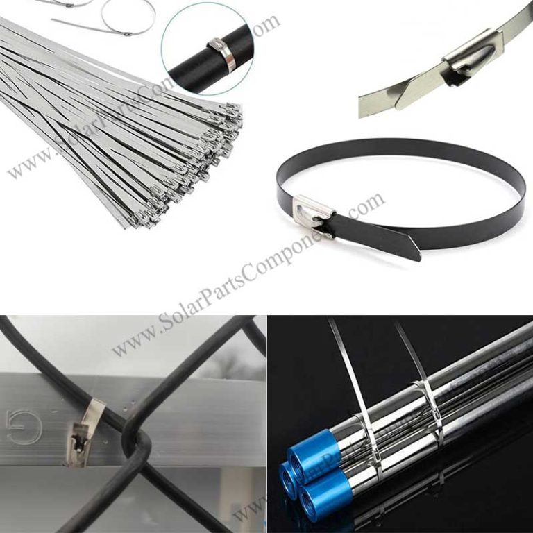 Cable Ties Stainless Steel for Solar rolling ball design.