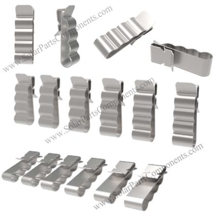 Solar 4 wire cable clips, barbed design prevents it from falling off.