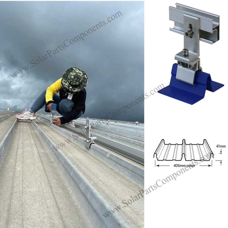 Metal Roofing solar Clamp kliplock 406 - Solar Parts and Components ...