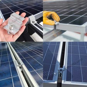 The role of Solar Panel mounting clamp