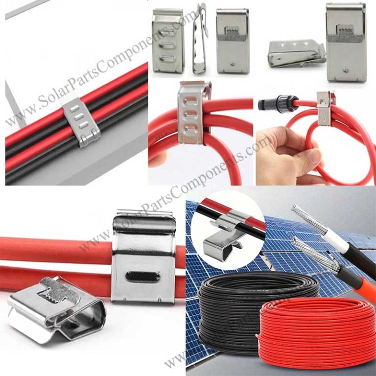 The difference between 90-degree and ordinary wire clip for pv