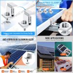 The adjustable solar clamp plays a vital role