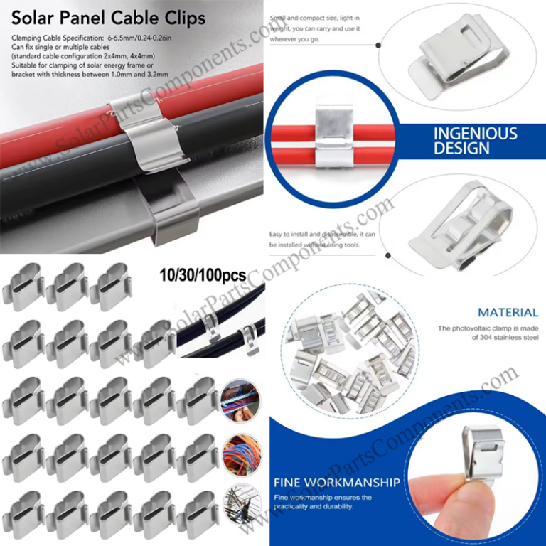 Efficient and stable--solar cable clamps